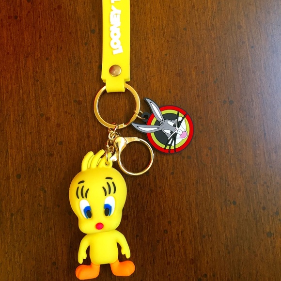 Accessories | New Tweety Bird Looney Tunes Keychain | Poshmark